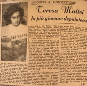 Teresa Mattei, la vera storia di "Chicchi", partigiana e più giovane ...