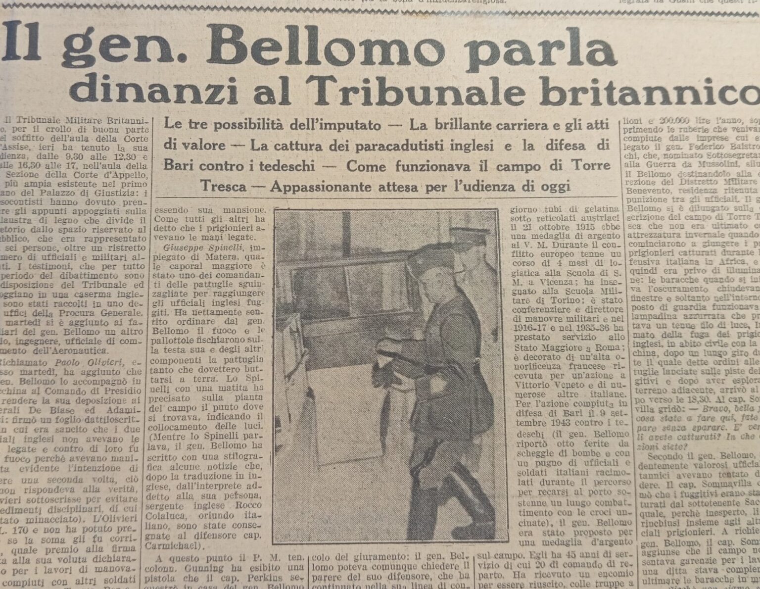 Lo strano caso del generale Bellomo, che dopo l’armistizio combatté i ...
